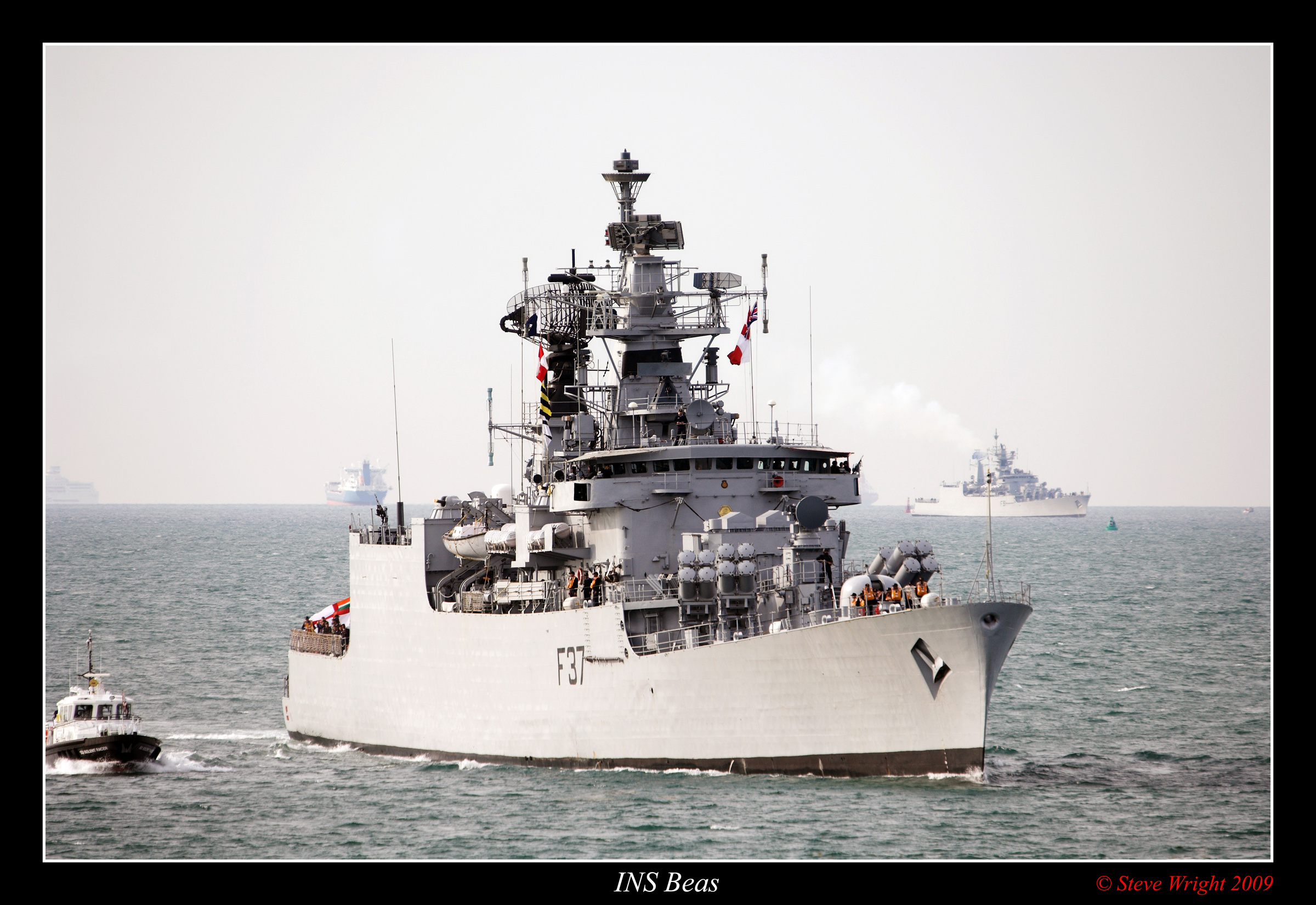 Brahmaputra-Class Frigate INS Beas [F37] & INS Brahmaputra [F31 ...