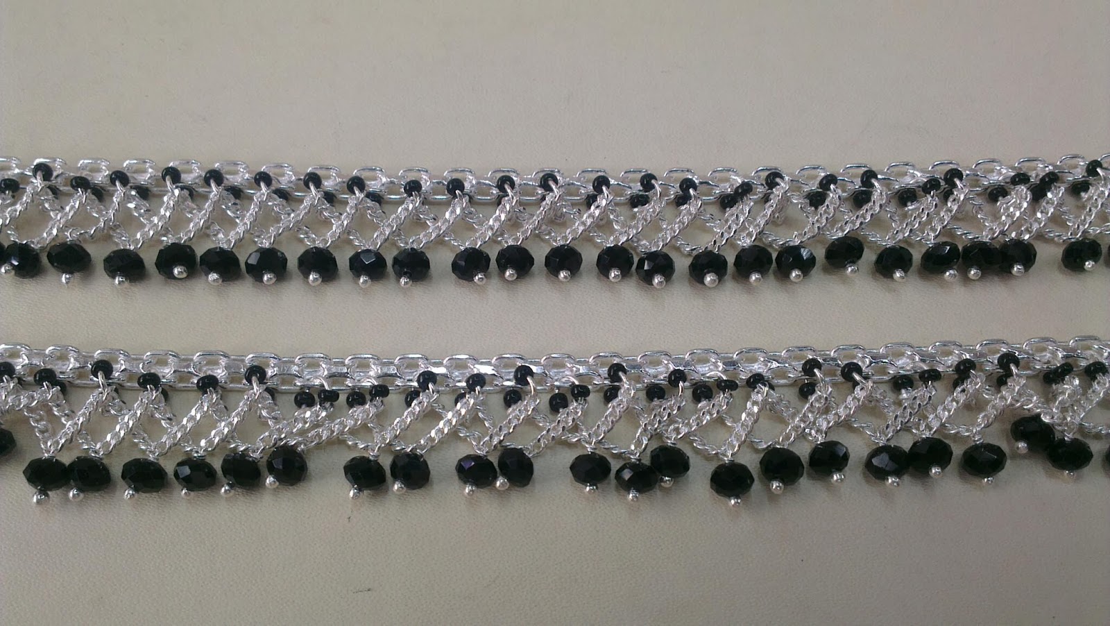 Saisriram jewellers: Silver leg chains