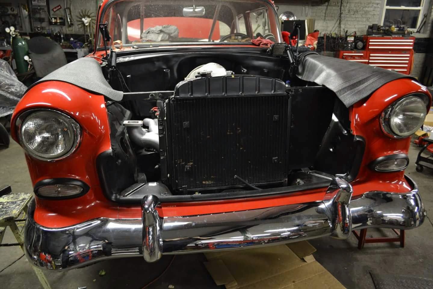 Sloppy Mechanics: My friend Mitch's 5.3 turbo swapped 55 Chevy project