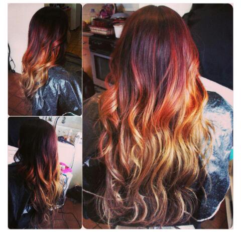 Healthy Hair Is Beautiful Hair..: Multicolored Ombre