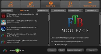 Minecraft feed the beast twitch launcher packs - drinkpoj