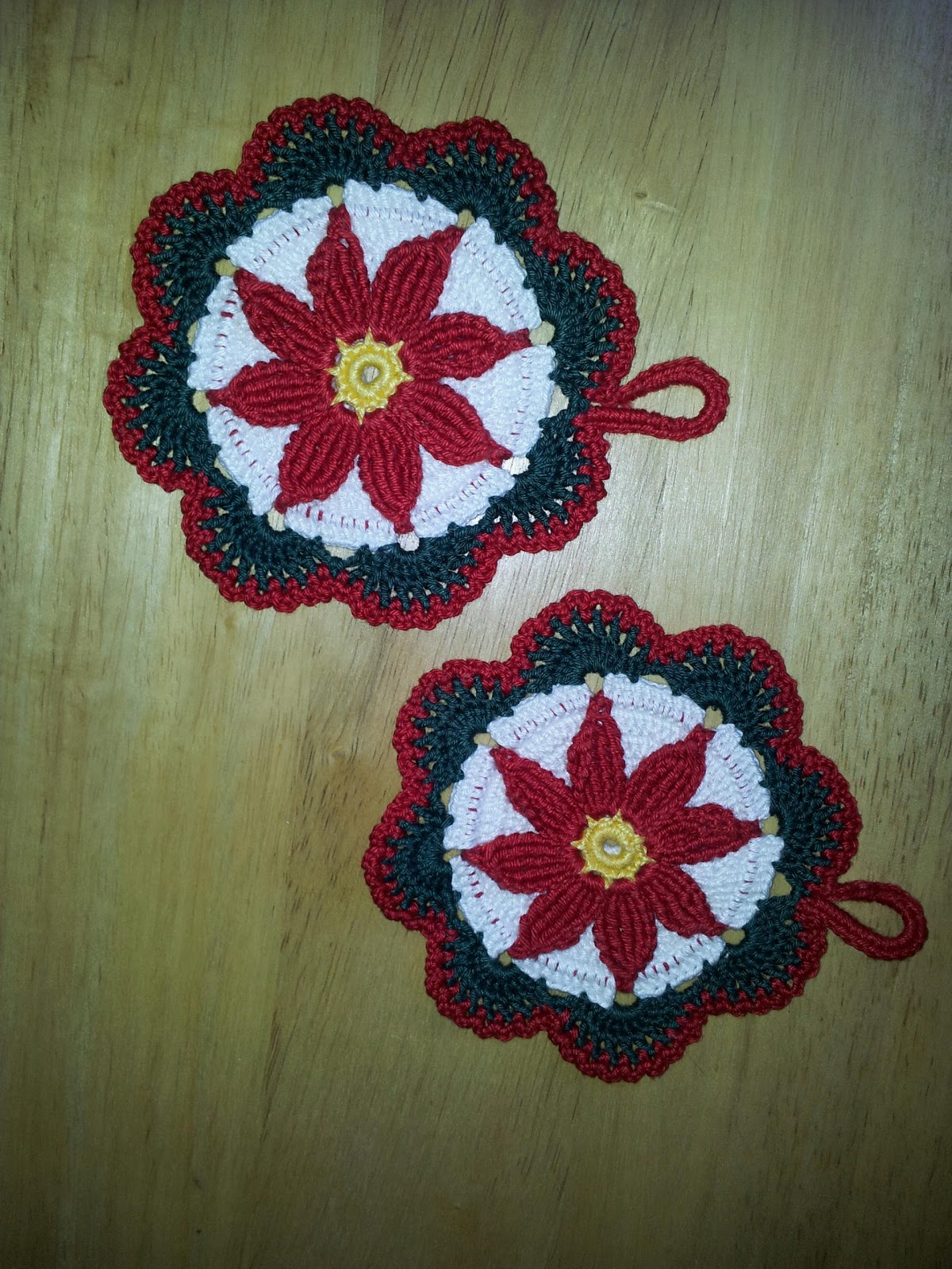 Inger Hilde sine håndarbeider: Julegrytekluter til pynt