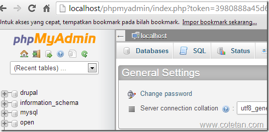 Cara Install PhpMyAdmin di windows