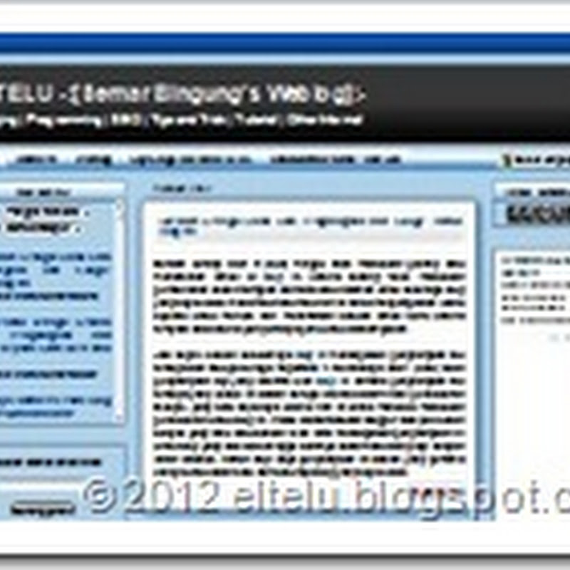 ELTELU: Cara Mengganti Background Halaman Blog Dengan Warna Latar Gradasi
