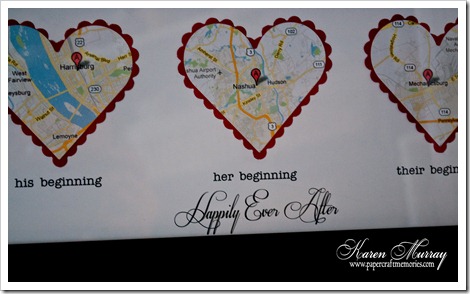 Papercraft Memories: Love Map