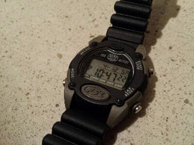Which Watch Today...: Fossil FSL LCD watch FL 8890