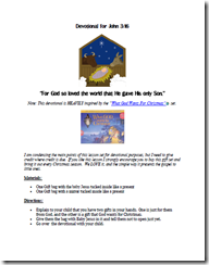 Memory Verse Helps-John 3:16