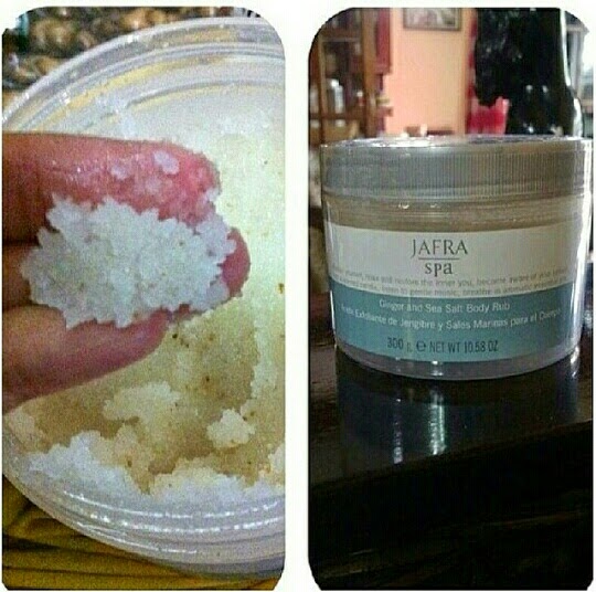 lulur herbal ginger sea salt body rub by jafra ~ MiraD Beauty and Style