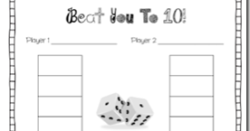 Skolburken: Enkelt mattespel att skriva ut