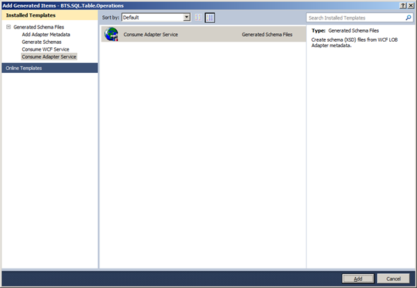 Biztalk Adapter Pack 2010 Wcf Custom With Sqlbinding Table Operations Through Messaging Solution