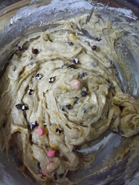 Mrs Lim の Kitchen Paradise: Banana Chocolate Chip Softie (cake-like cookie)