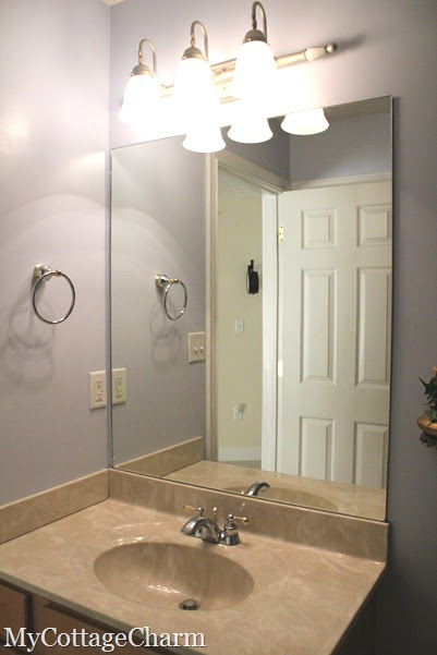 My Cottage Charm: How to Add Molding to Mirrors