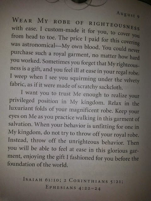 Jesus Calling Daily Devotion: Robe of Righteousness