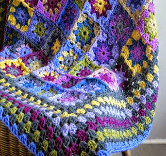 Picasso Inspired Crochet Granny Square Blanket | For the Love of ...