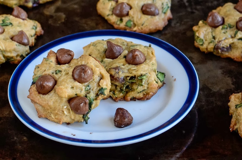 Kale chocolate chip cookies - Pancake Ninja