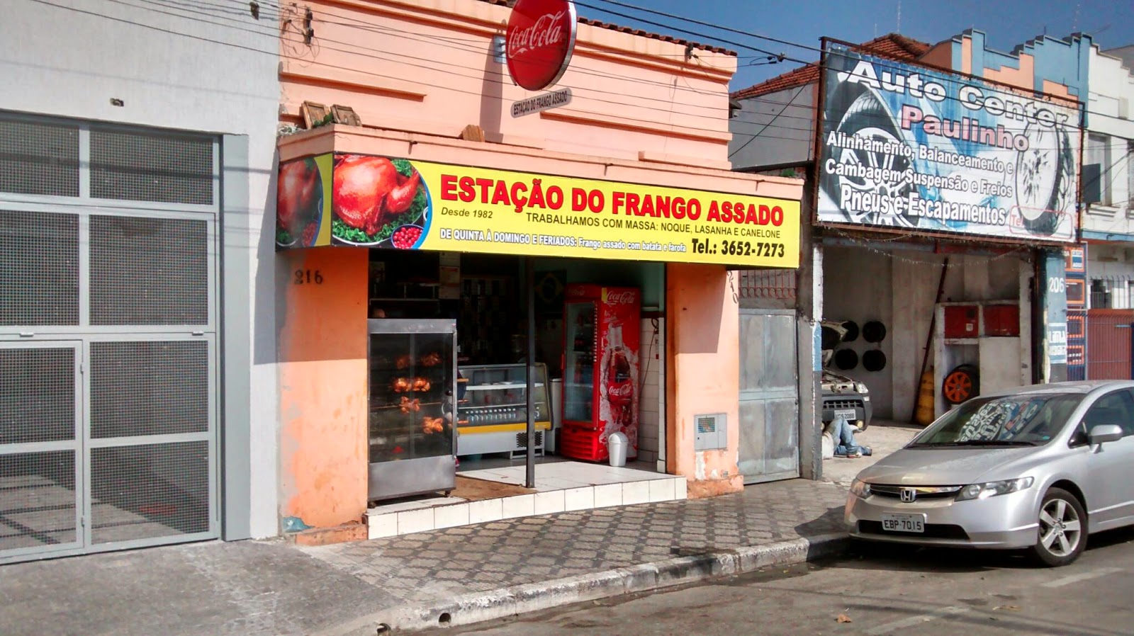 Duvale Impressão e Comunicação: Fachada Estação do Frango Assado.