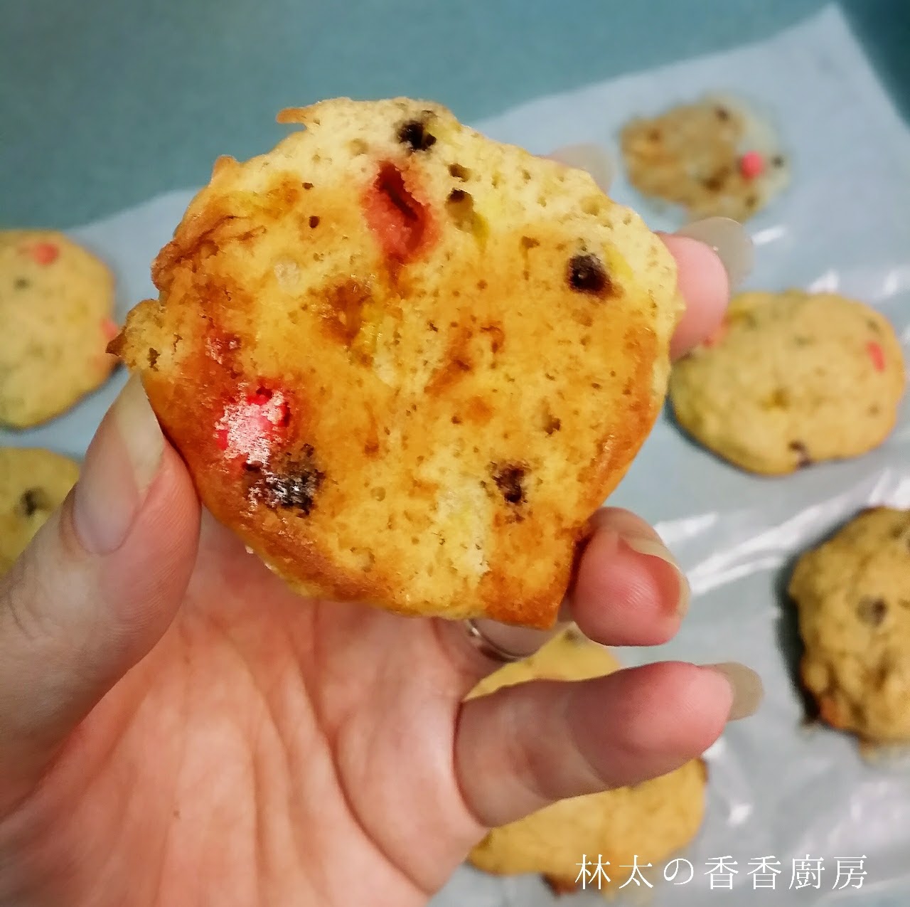 Mrs Lim の Kitchen Paradise: Banana Chocolate Chip Softie (cake-like cookie)