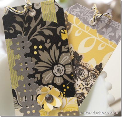 The Answer Is Chocolate: Scrappy Tags...Who Wants to Win Them?