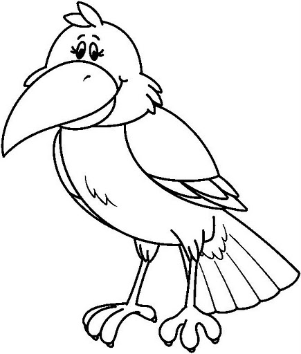 MAGPIE COLORING PAGES