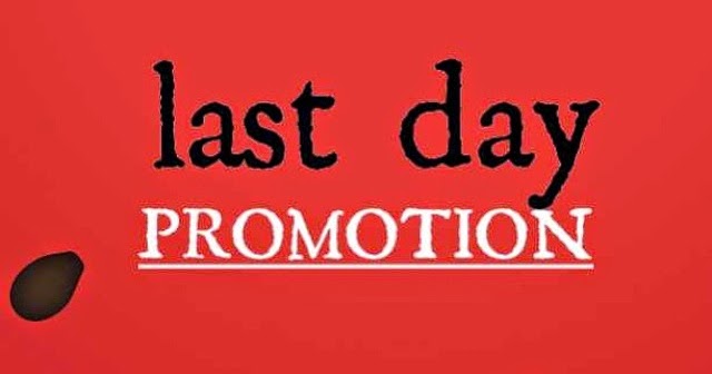 Tips nak cantik: Last day of promotion