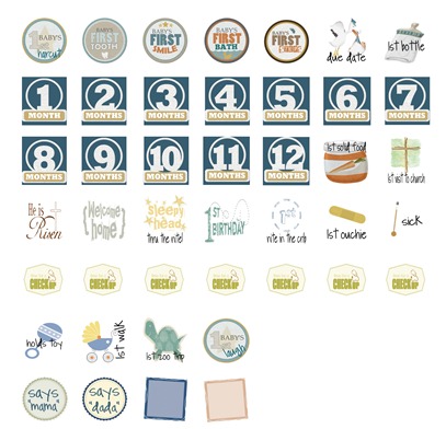 Homemade Baby Book & Calendar