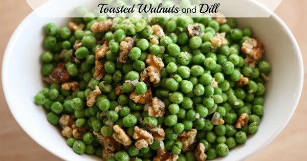 ReMarkable Home: Green Peas with Toasted Walnuts and Dill {Recipe}