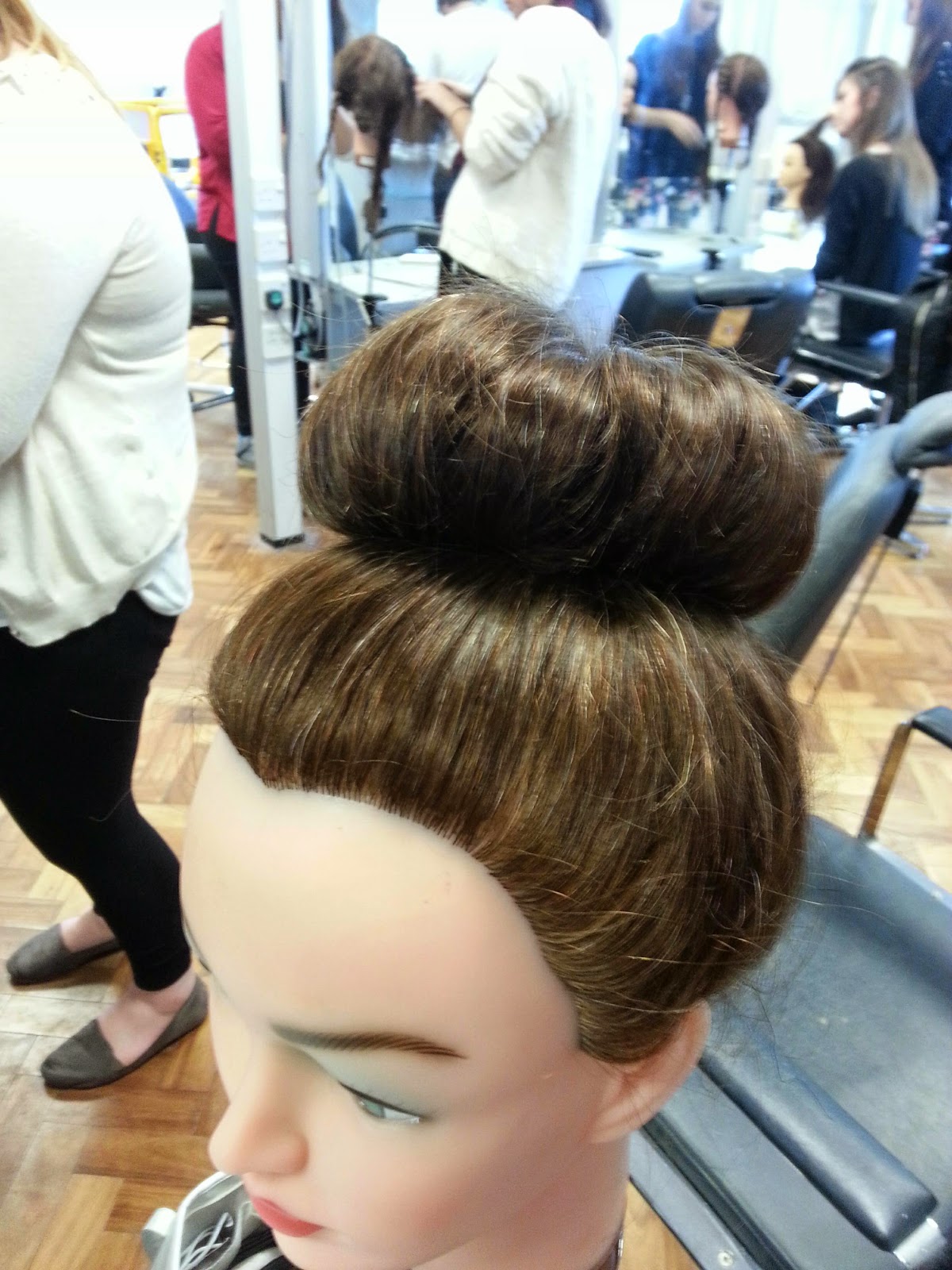 Georgina hair blog x: Plaiting and buns on dolls heads