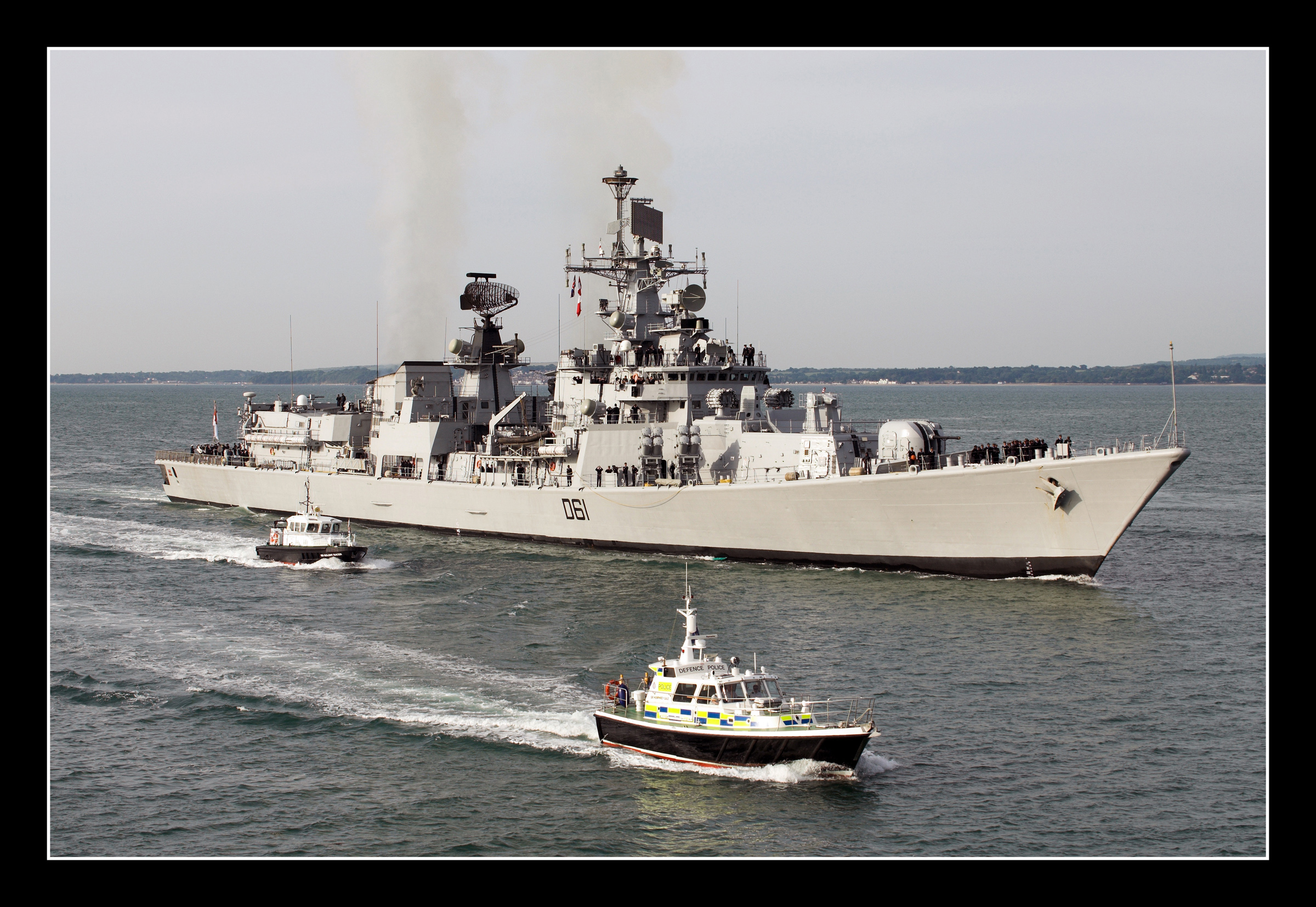 Indian Navy Delhi-Class Destroyer INS Delhi [D61] [Hi-Res Wallpaper ...