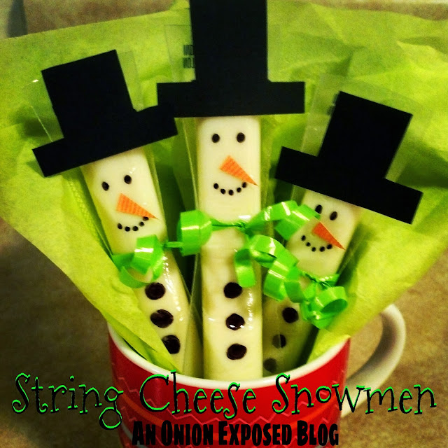 An Onion Exposed: String Cheese Snowmen