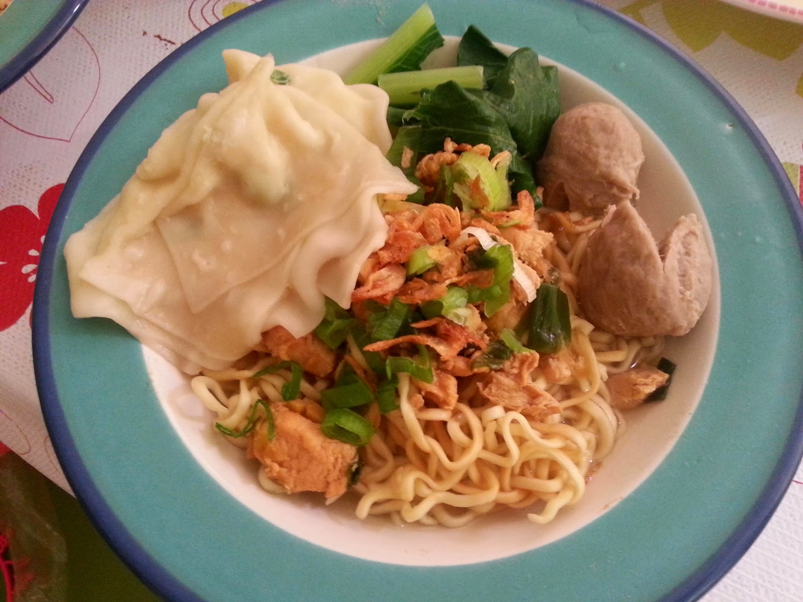 Trial "Mie Ayam Pangsit" Recipe, And NAM Said....... "Enak Bu ...