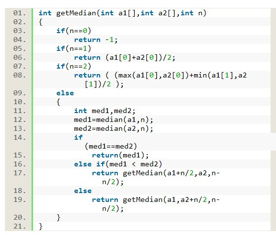 Algo Ramblings: Median of two sorted arrays Algo Ramblings: Median of two sorted arrays