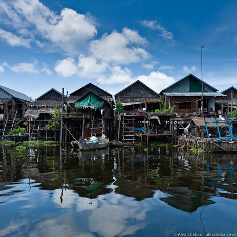 Floating Village of Kompong Phluk And Reversing Mekong River of ...