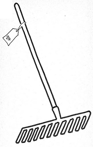 Rake Coloring Page Coloring Pages