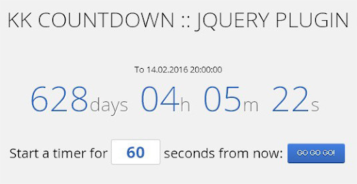 Jquery Multiple Countdown Timers Ladegfeel