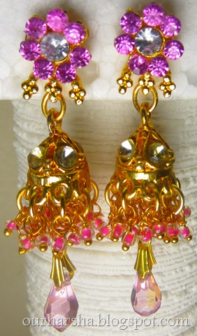 ::My Hobbies::: Pink Jimikki Earrings