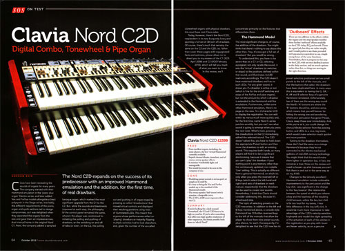 Nord Keyboards | C2D Organ | Sound On Sound Review