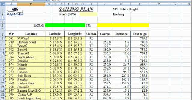 Sailing Plan (excel file) Info Update.