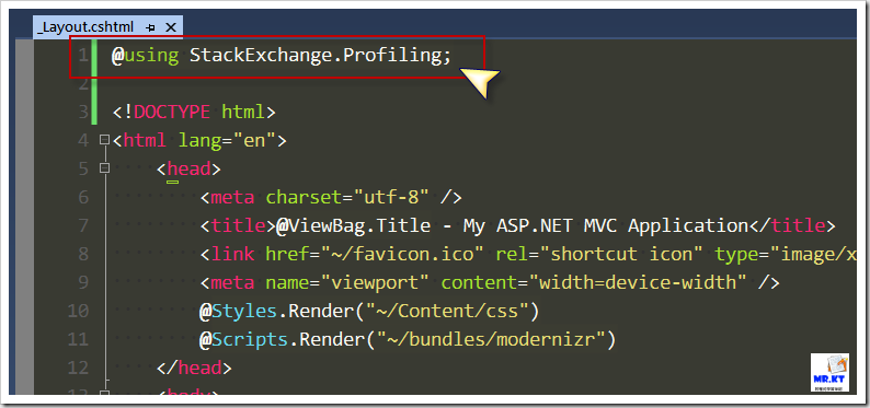 Mrkt 的程式學習筆記 Aspnet Mvc 4 使用 Miniprofiler 的調整方式