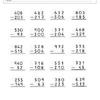 OPERACIONES DE RESTAS PARA IMPRIMIR