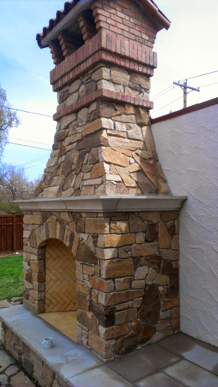 Sullivan Stone Works: Rustic Tuscan fireplace