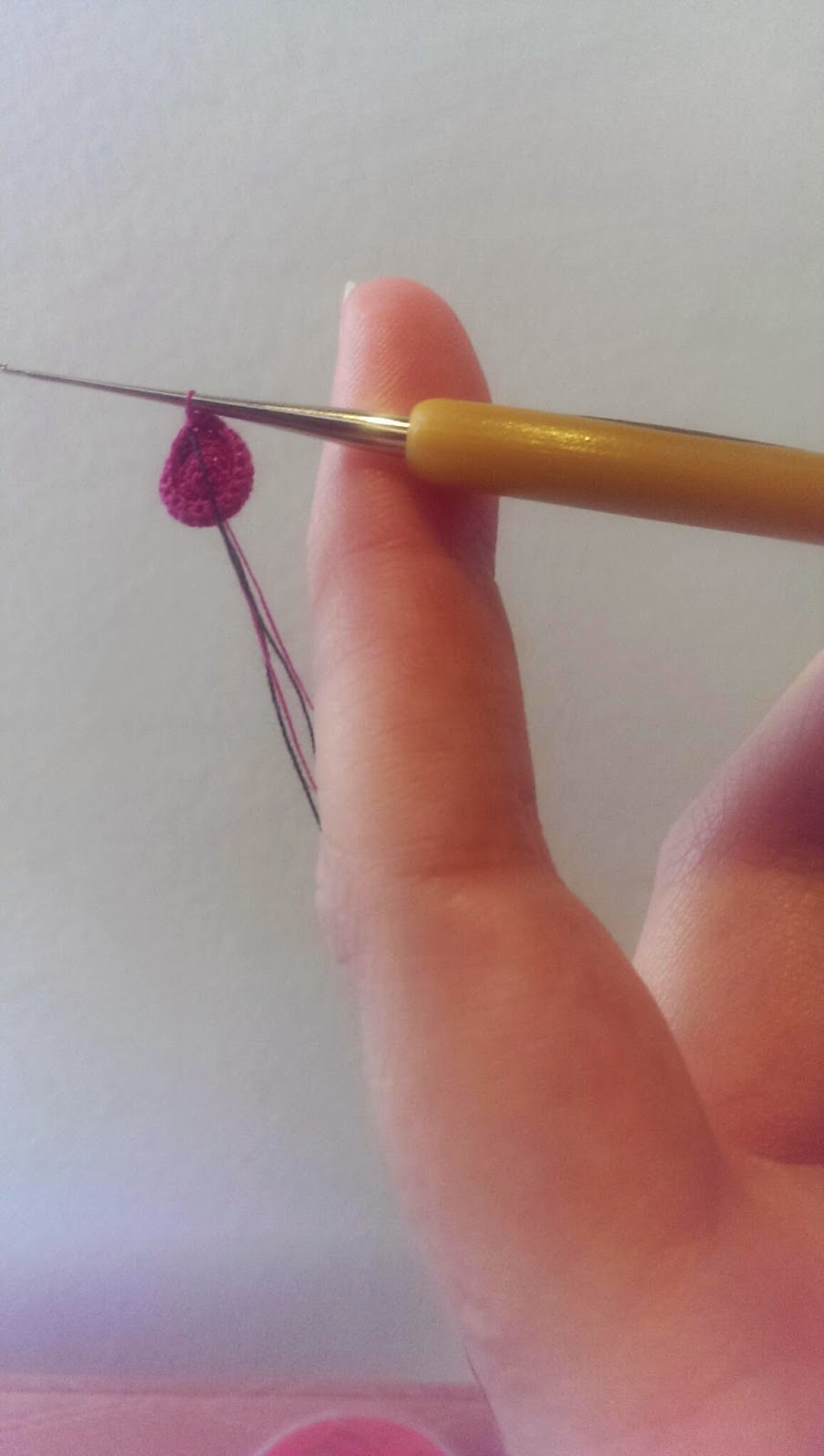 Cyn's micro crochet: My first micro crochet project