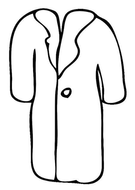 COAT COLORING PAGES