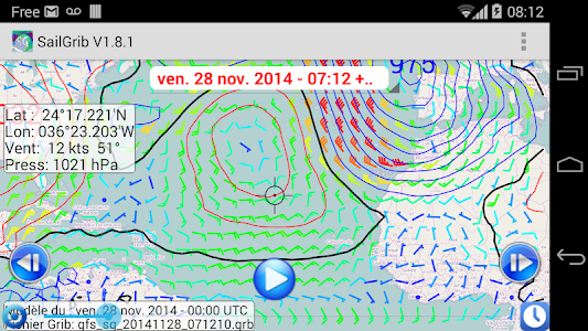 Marine Weather | SailGrib – Sailing weather forecast maps designed for ...