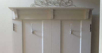 My Cottage Charm: Mudroom Coat rack Bench