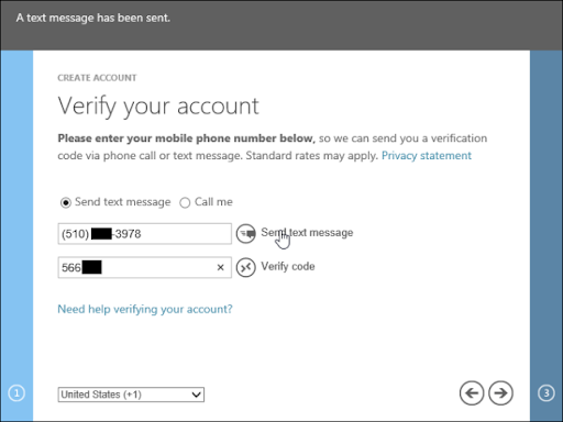 Microsoft Account Verification Code Text Photographyvica