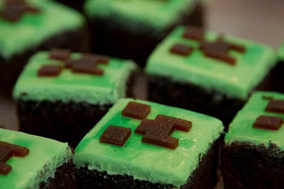 Minecraft friends: Creeper muffins
