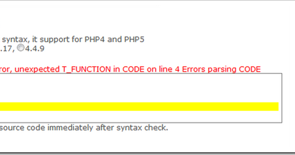 PiliApp Blog: Online PHP syntax checker