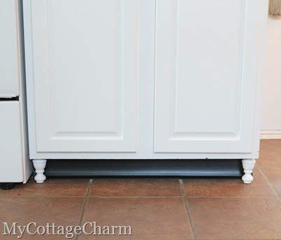 My Cottage Charm: How to Make Cabinet Feet