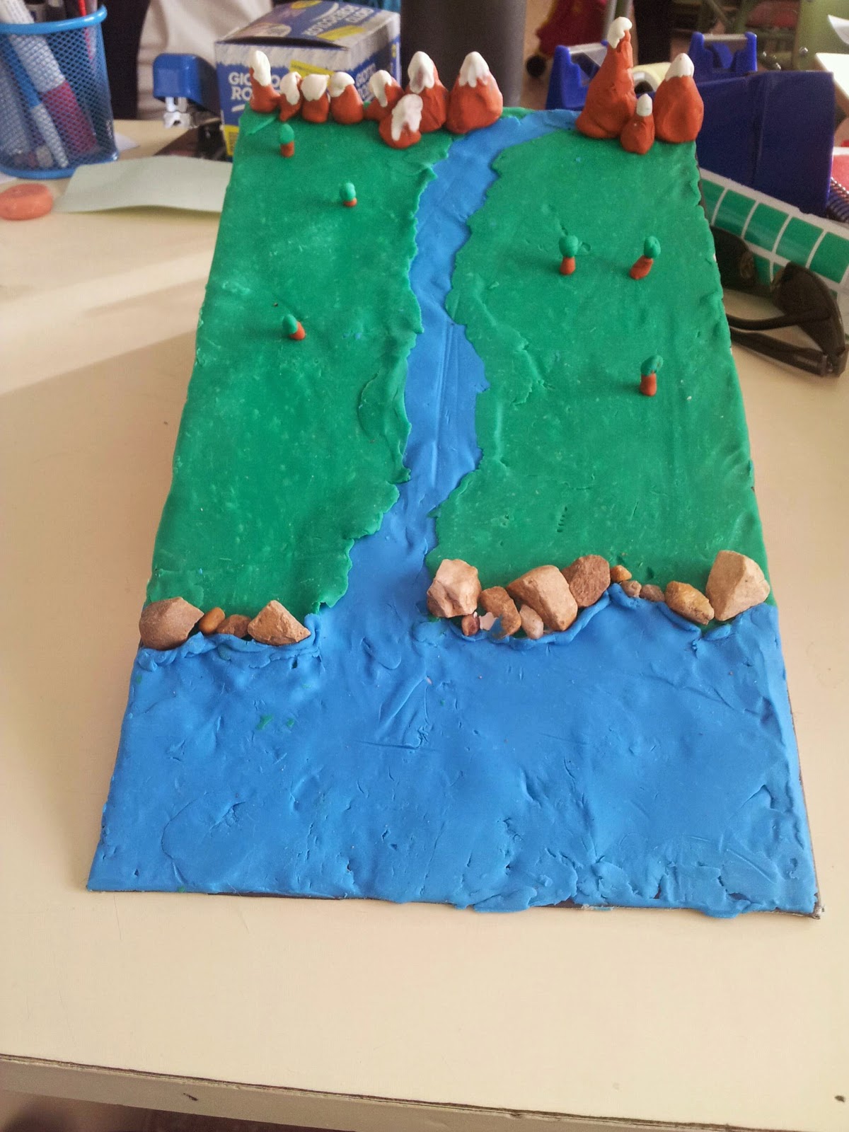 cosas de 2ºciclo: Maquetas de ríos