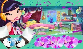 Magical Light Of The Winx: Winx Club Create A Magical Room With Musa!!
